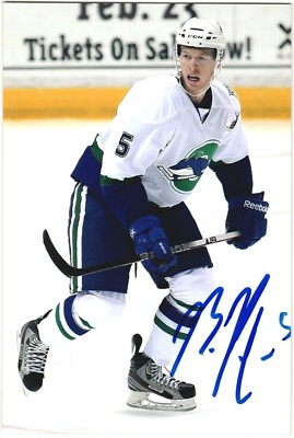 Blake Parlett Autographed 4x6 Color Photo Connecticut Whale #5 A | eBay