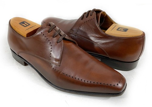Stefano and Mario By Moreschi Mens Brown Limited SM04 Derby Leather ...