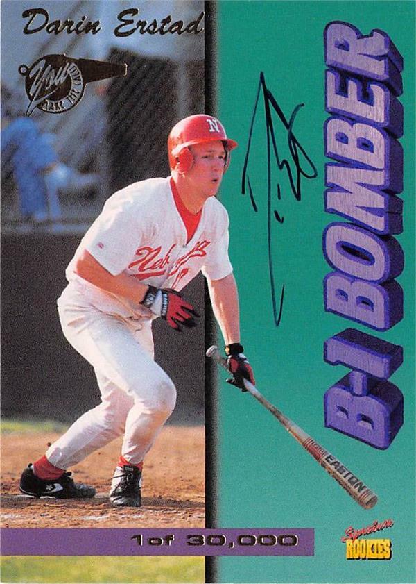 Darin Erstad autographed baseball card 1995 Signature Rookies #B3 B-1 ...