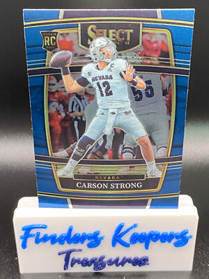 2022 CARSON STRONG PANINI SELECT DRAFT PICKS BLUE RC CONCOURSE #11 | eBay