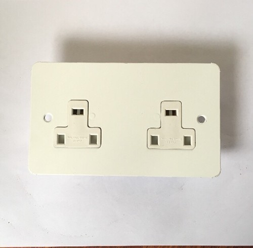 Walsall Gauge 200816 13 Amp 2 Gang Sockets White Epos Tills Computers ...