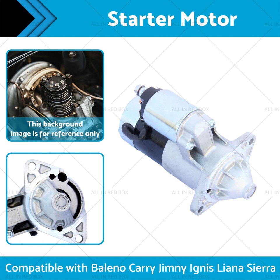 Starter Motor fits Suzuki Vitara 1.6L G16A G16B G13B 1.3L Jimny SN413 ...