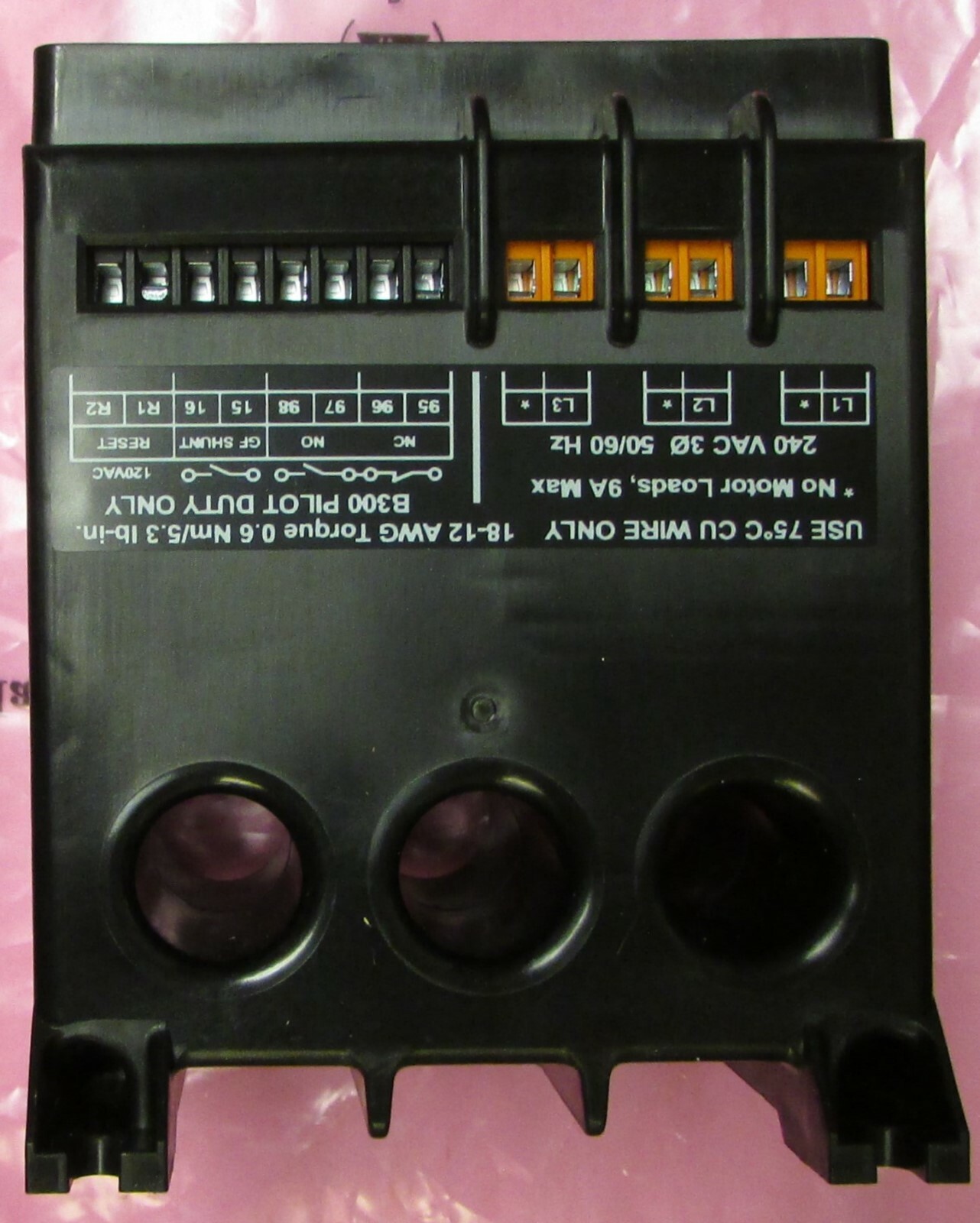 EATON CUTLER HAMMER C441BA 240VAC Motor Insight Solid State Overload ...