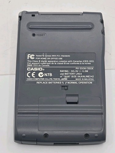 Casio PV-200A Pocket Viewer PC Companion Pass Pen-Touch PDA /w Stylus ...