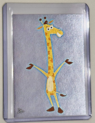 Geoffrey The Giraffe Platinum Plated Artist Signed "Toys R US" Trading ...
