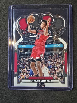 Julian Phillips 2023-24 Panini Crown Royale Rookie #56 Chicago Bulls RC ...