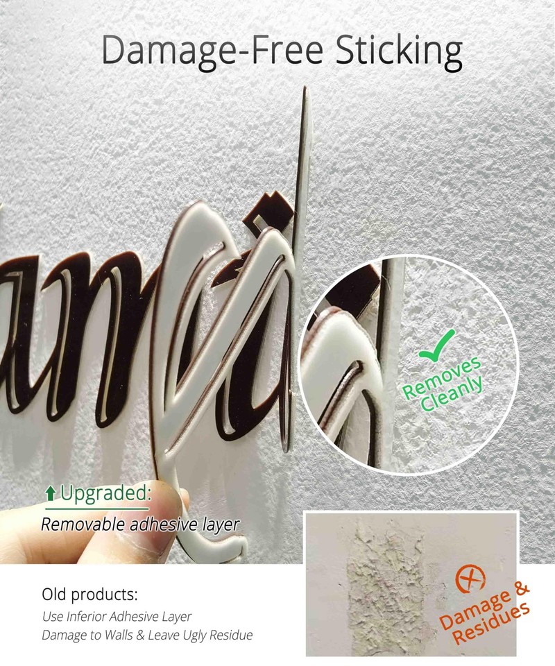 Antlers Family Tree Wall Decor for Living Room, 3D Removable Picture ...