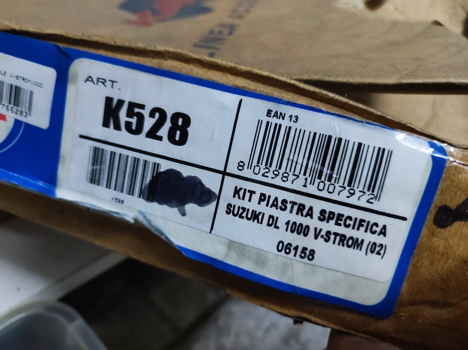 Kit Attacco posteriore per baule KAPPA K528 - Suzuki V STROM 650 1000 -2004 2011 | eBay