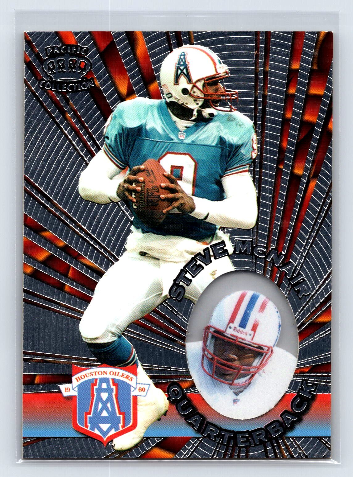 1996 Pacific Invincible Football Steve McNair #I-58 Silver | eBay