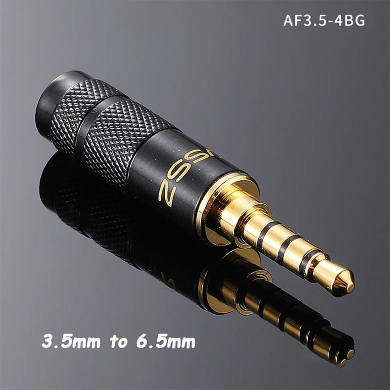 3.5mm Stereo Plug To 6.5mm Mono Jack Female Socket Audio Headphone ...