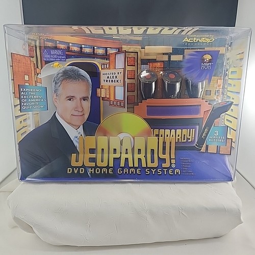 Jeopardy DVD Home Game System Wireless Buzzers hosted by Alex Trebek ...