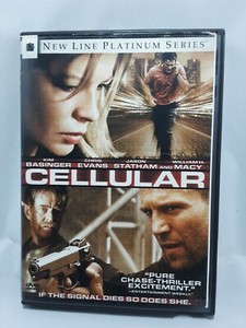 Cellular DVD Movie Kim Basinger Chris Evans Jason Statham William H ...