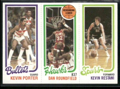1980-81 Topps - Kevin Porter, Dan Roundfield, Kevin Restani #211-20-250 ...