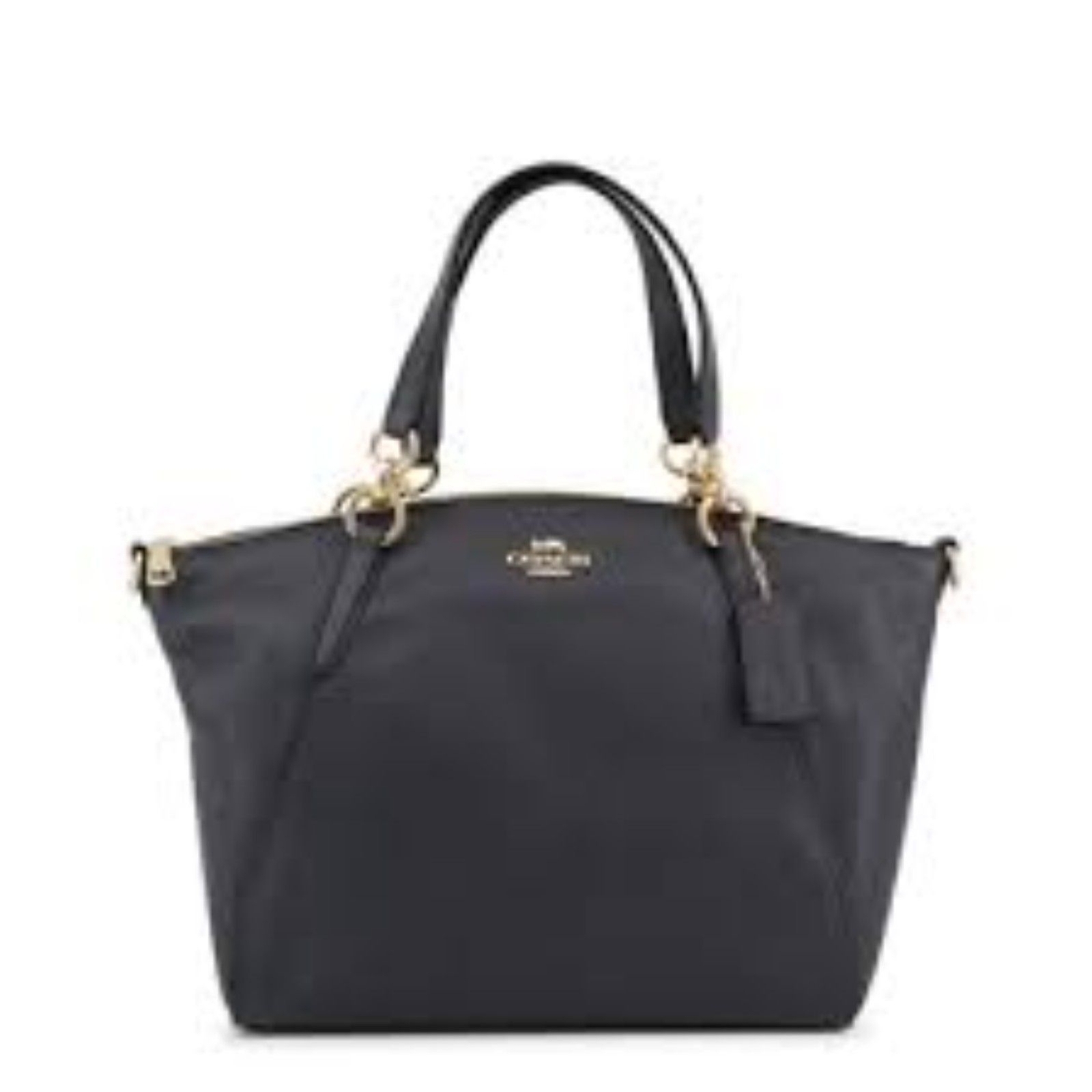Coach Midnight Blue Pebbled Leather Small Kelsey Satc… - Gem