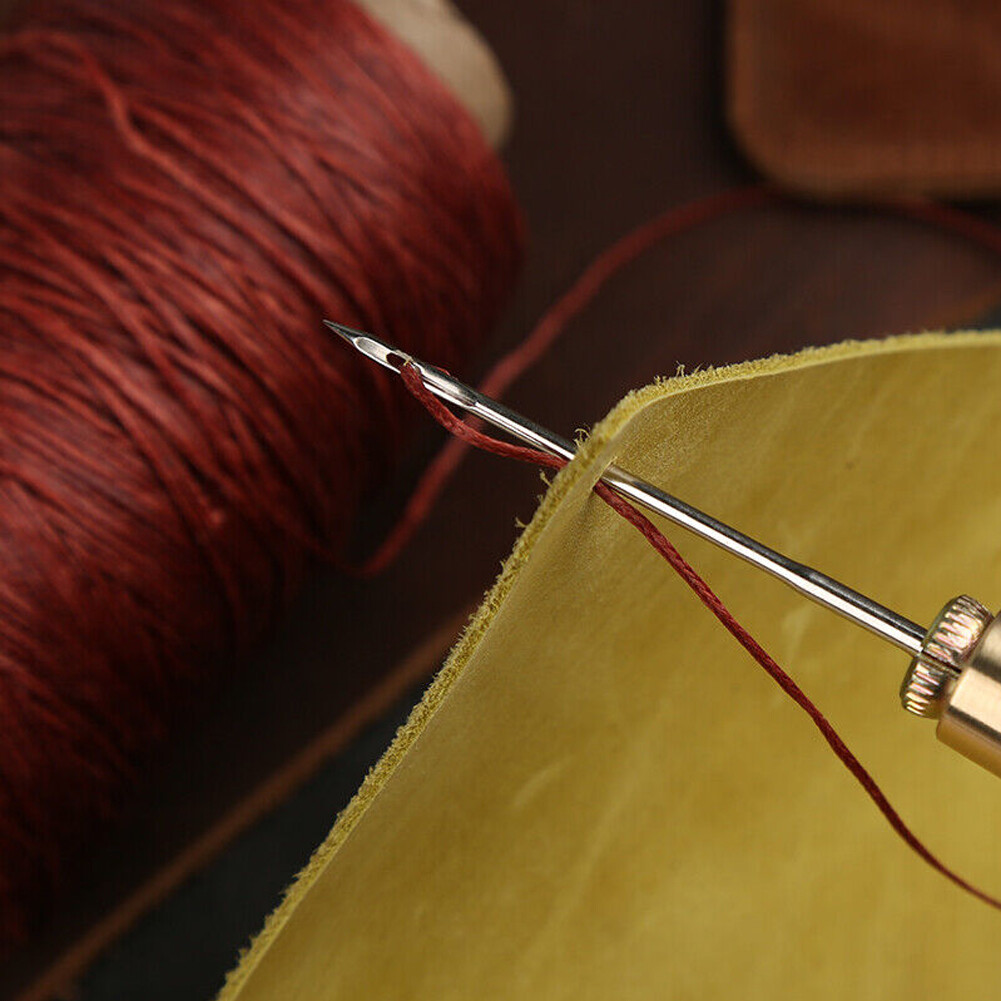 Leather Sewing Waxed Thread Needles Awl Hand Tools Kit For Leather ...