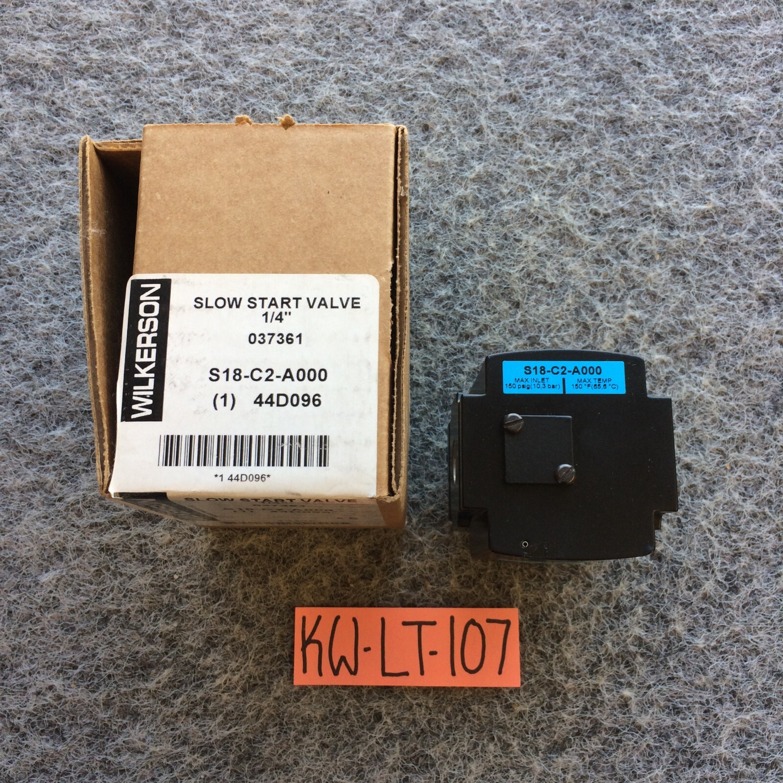 Wilkerson Pneumatic Slow Start Valve S18-C2-A000 New | eBay