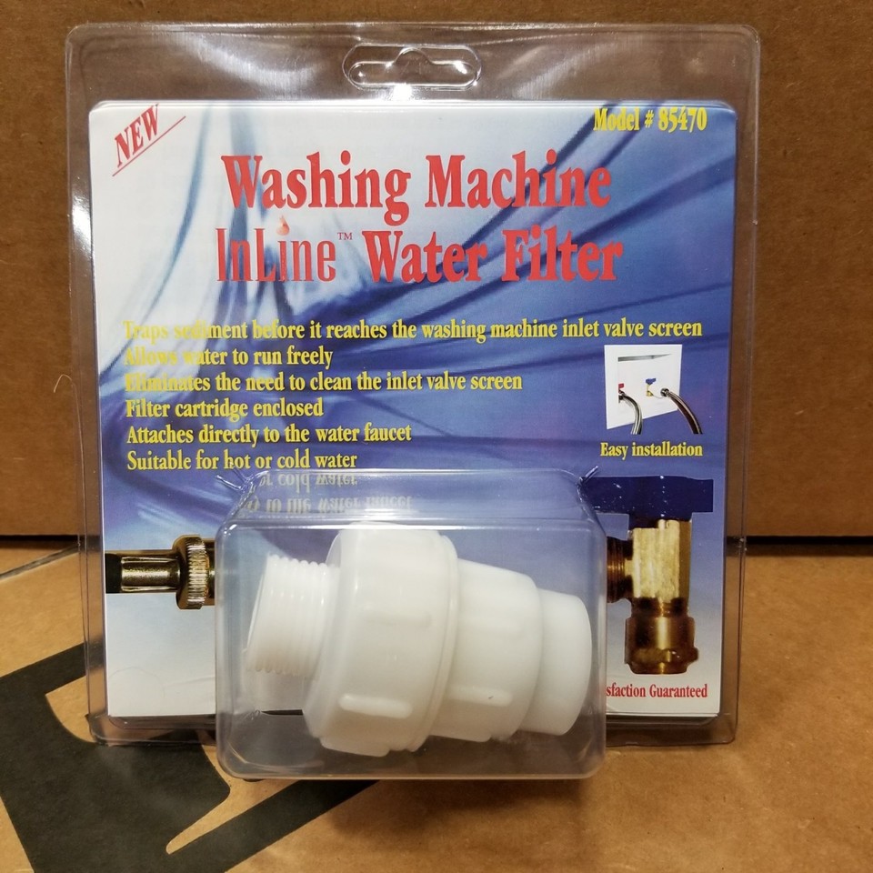 Washing Machine Inline Water Filter Sediment Screen 85470, 1 EACH ...