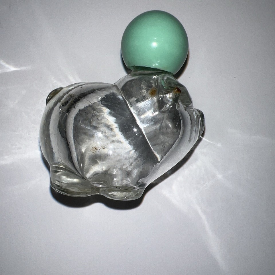 Vintage Empty Glass Avon Perfume Bottles Small And Mini 2 Pig bottles ...