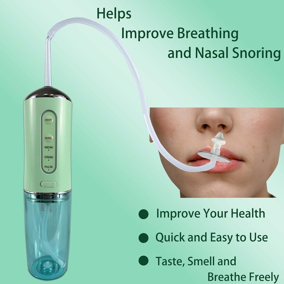 Electric Nasal Irrigation System for Sinus Relief and Rinse Portable ...