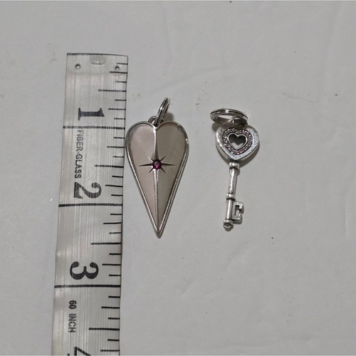 BRIGHTON AMYAH HEART and KEY AMULET Charms JC4401 | eBay