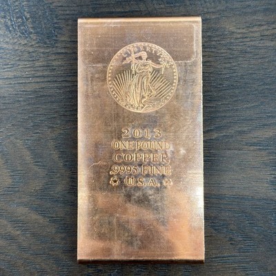 2013 ONE POUND COPPER .999 FINE USA .9995 FINE | eBay