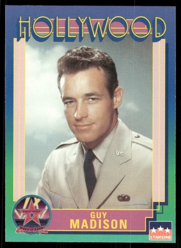 Guy Madison 1991 Hollywood Star Card #147 (NM) | eBay