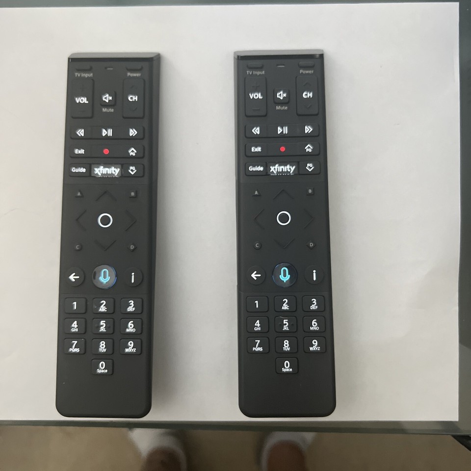 2 COMCAST XFINITY XR15 V2-RQ BLACK REMOTE CONTROL | eBay