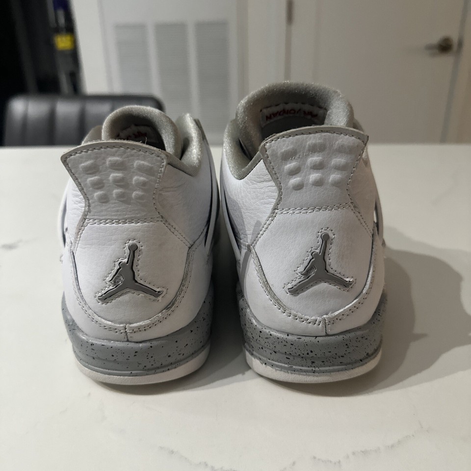 Jordan 4 Retro White Oreo Boys Size 6 Y Youth GS DJ4699-100 | eBay