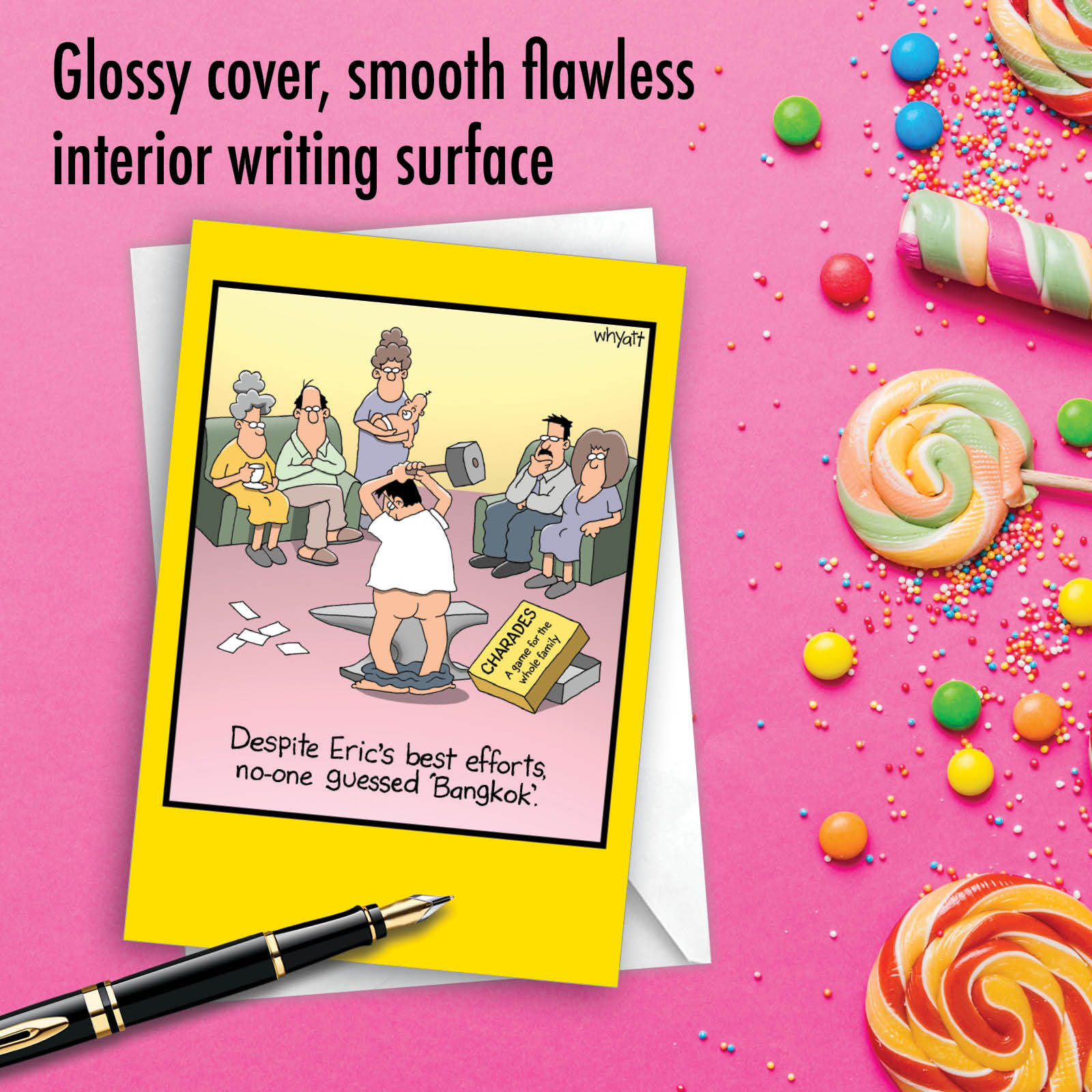 NobleWorks - 1 Funny Card for Happy Birthdays - Hilarious Cartoon ...