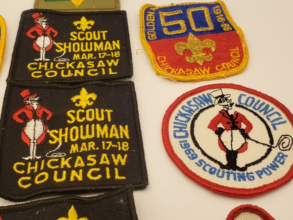 Vintage BSA Boy Scout Patch Collection 1960s Memphis Embroidered Lot | eBay