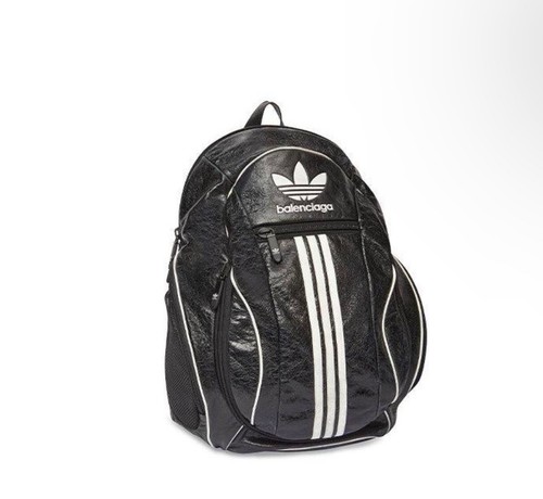 Men’s large black balenciaga x adidas leather backpack | eBay