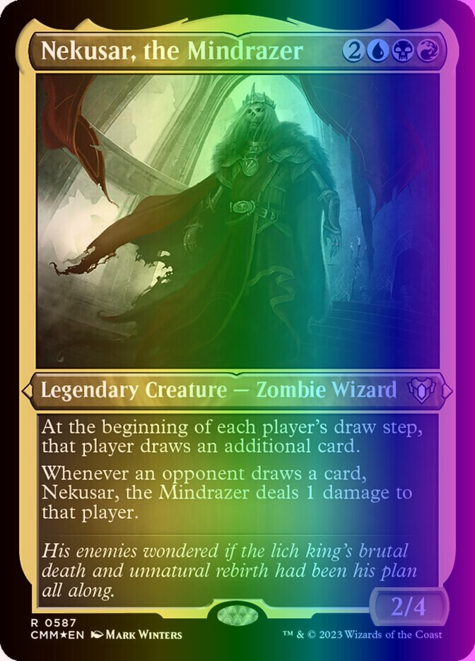 MTG Nekusar, the Mindrazer (587/1173) Commander Masters NM FOIL | eBay
