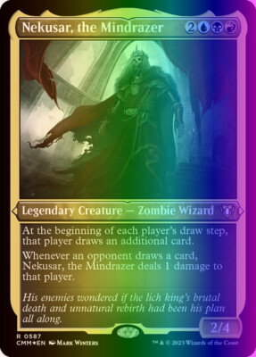 MTG Nekusar, the Mindrazer (587/1173) Commander Masters NM FOIL | eBay