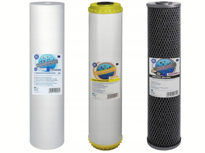 Replacement Filter Set 3er Big Blue Water Filter 5µ Sediment anti ...