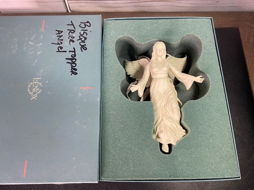 Lenox Bisque White Renaissance Angel Tree Topper Figurine with Box | eBay