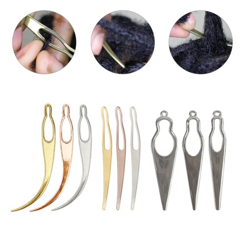 9 Pcs Metal Crochet Set Dreadlock Retightening Tool Needles for Hair | eBay
