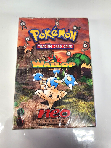 2000 Pokemon Neo Discovery Wallop Theme Deck Factory Sealed Vintage ...