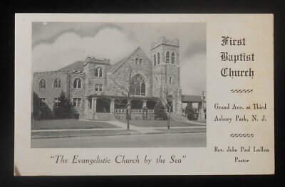 1940s First Baptist Church Rev. John Paul Ludlam Evangelistic Asbury ...