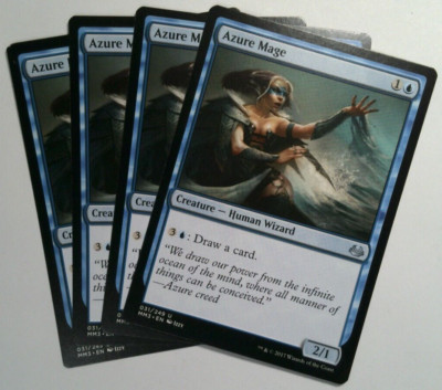 Mtg - Azure Mage x4 | eBay