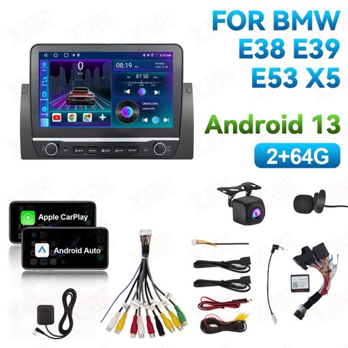 10'' Android 13 For BMW E38 E39 E53 X5 Car Stereo Carplay GPS NAVI ...