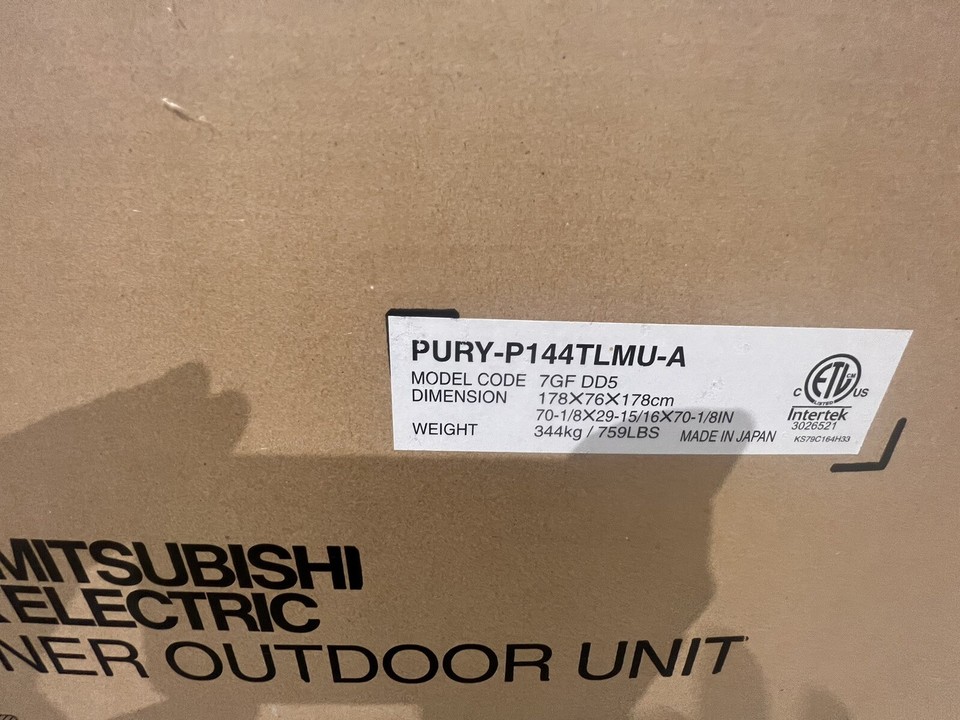 Mitsubishi City Multi PURY P144YLMU-A | eBay