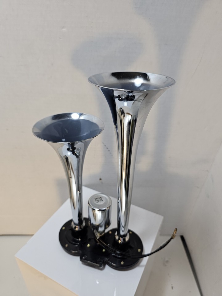 Universal Dual Trumpet Electric Horn Loud Air Horn Speaker Kit 150dB ...