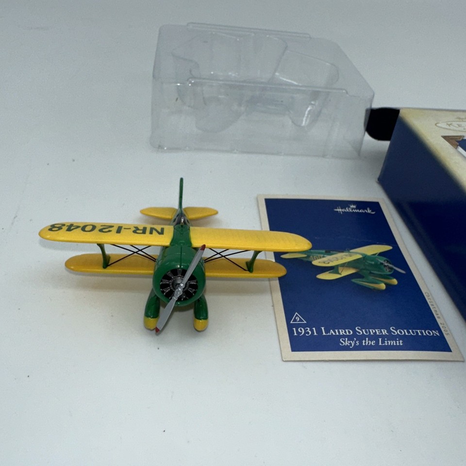 HALLMARK Keepsake 2005 1931 LAIRD SUPER SOLUTION Airplane CHRISTMAS ...