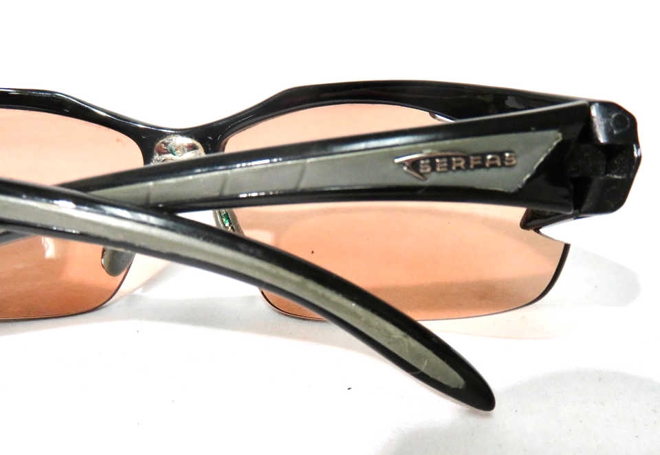 Serfas Sike Out Sunglasses Black plastic frame w/ 4 sets of lenses ...