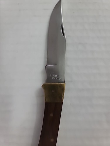 Vintage Stainless Pakistan Folding Pocket Knife, Rosewood, Lock Back ...