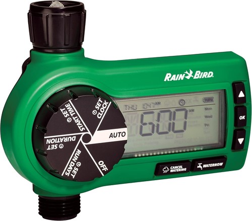 Rain Bird 1ZEHTMR Hose End Timer Controller One Zone/Station Battery ...