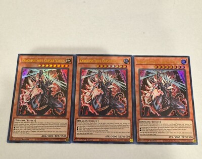 yugioh vanquish soul caesar valius ultra rare 3x ra04-en046 ra04 | eBay