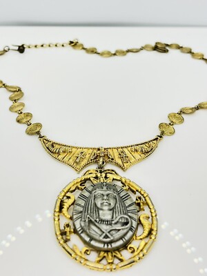 Vintage ART Arthur Pepper Egyptian Revival Necklace | eBay