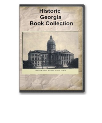 Georgia GA State County History Culture Biography Genealogy Book Set ...
