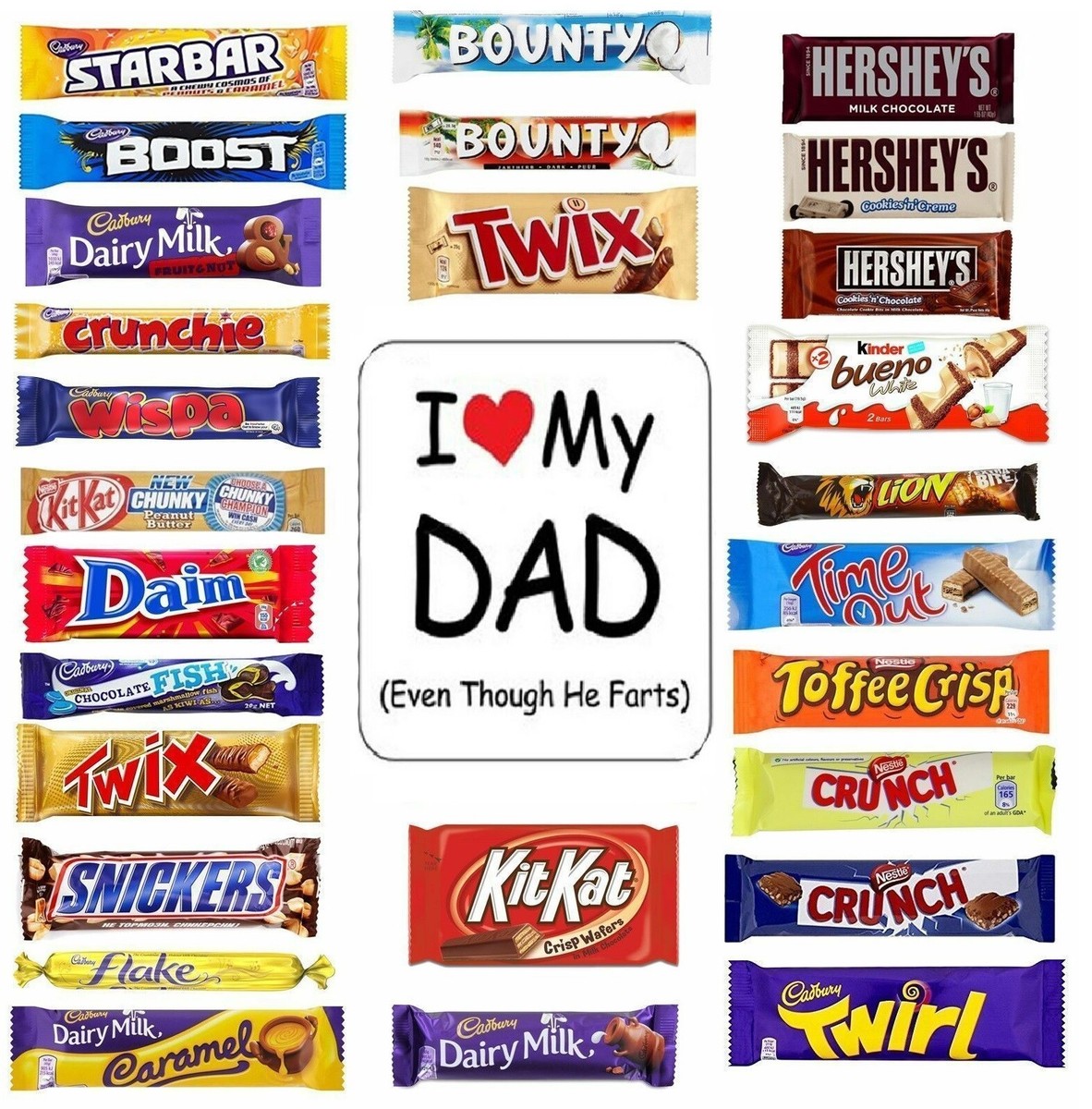 Chocolate Candy Bar Brands Assorted Candy Bar Variety Pack 80 Bars